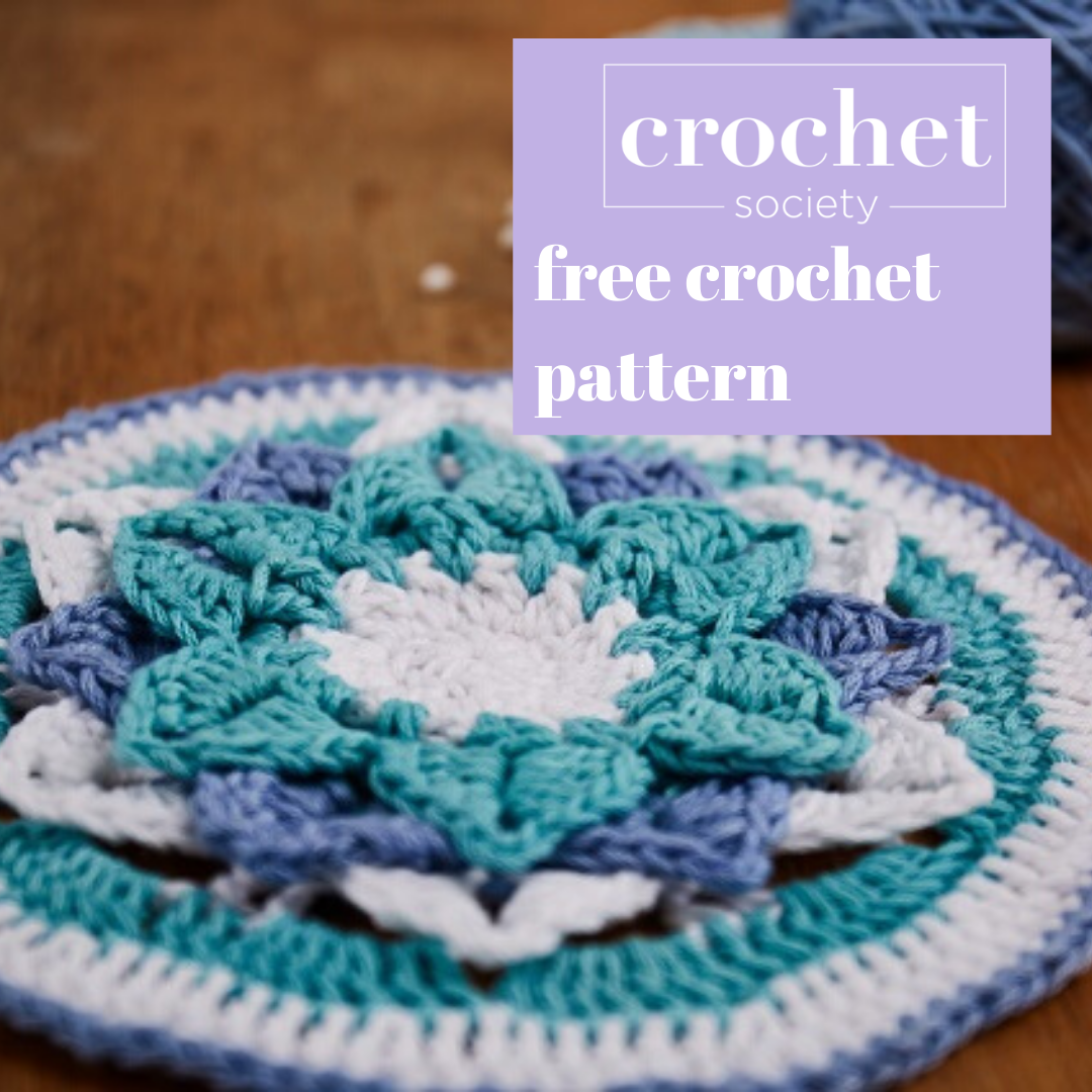 Porcelain Mandala Free Crochet Pattern — Crochet Society