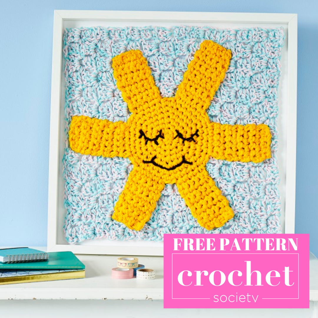 Crochet art - You are my sunshine — Crochet Society