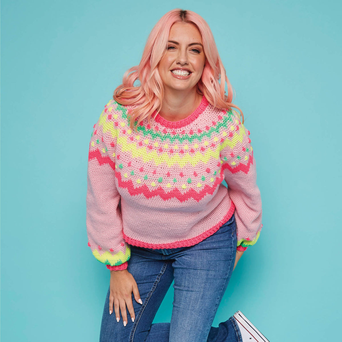 Neon Christmas Jumper Digital Pattern — Crochet Society
