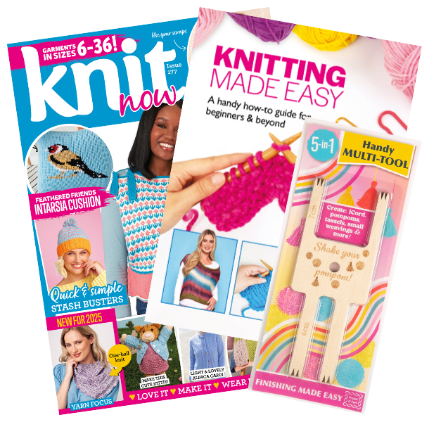Knit Now Magazine #177 With Beginners Guide and Handy Multi Tool ...
