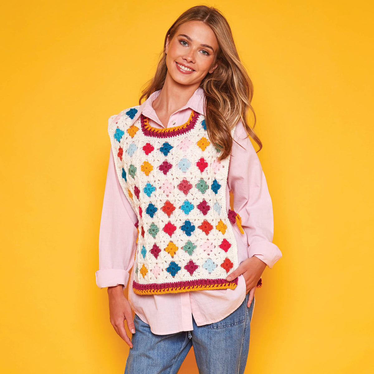 Dazzling Diamond Slipover Digital Pattern — Crochet Society