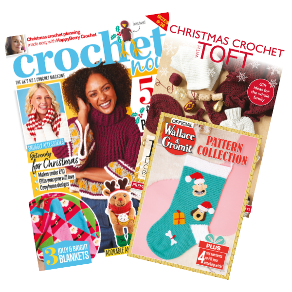 Crochet Now Magazine #113 With TOFT Christmas and Wallace & Gromit Pat ...