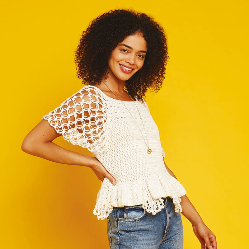 Ada Lace Summer Top Digital Pattern — Crochet Society