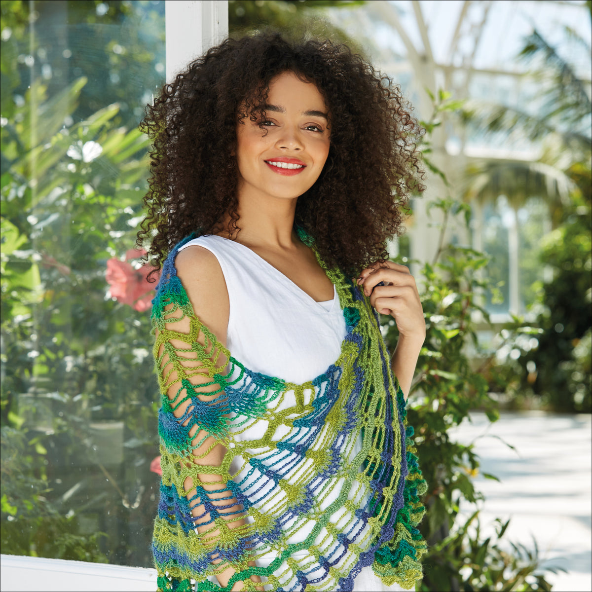 Parakeet Feather Shawl Digital Pattern — Crochet Society