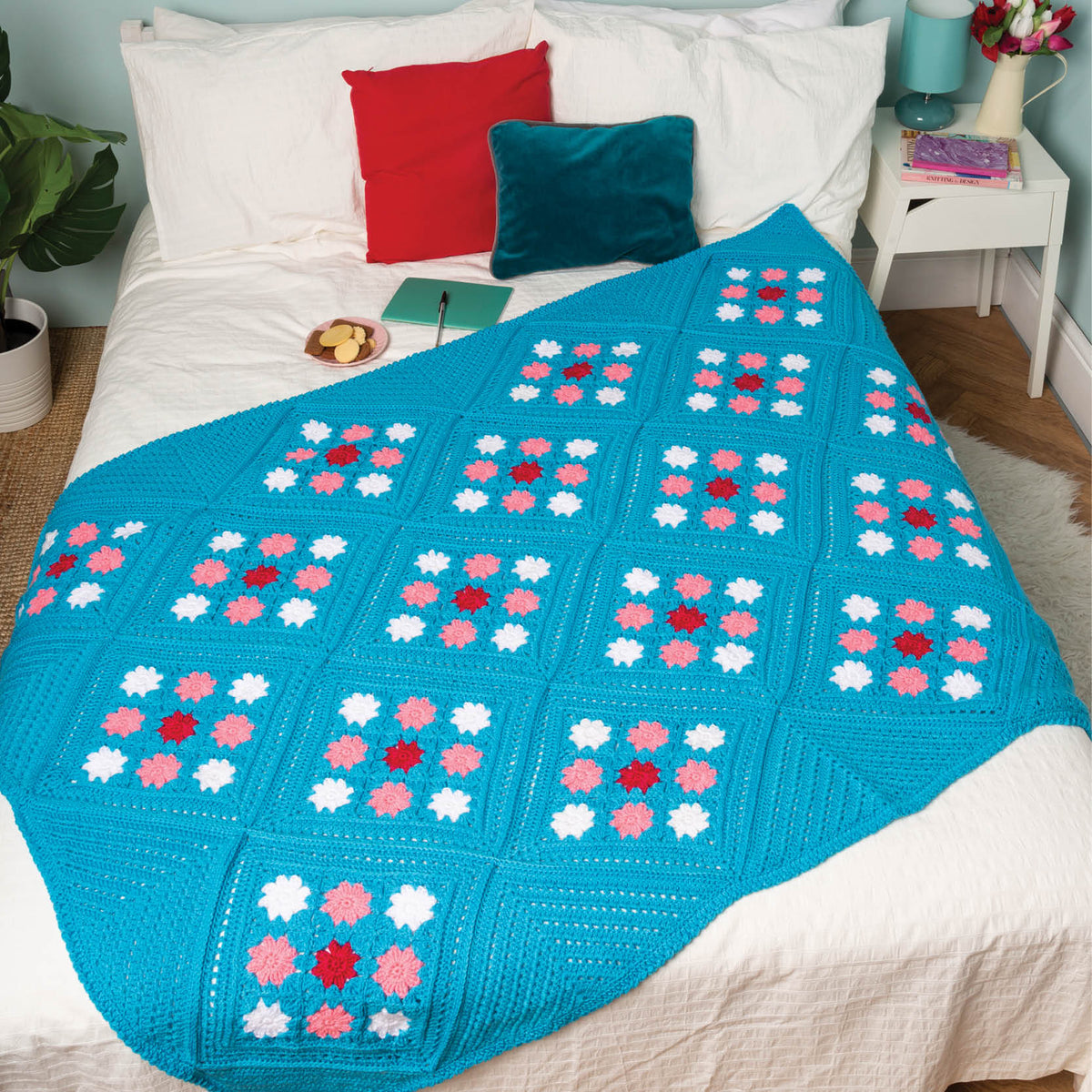 Floral Fireworks Blanket Digital Pattern — Crochet Society