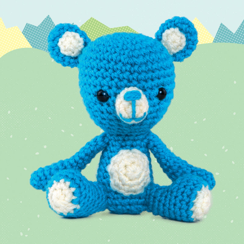 Rocky The Blue Bear Digital Pattern — Crochet Society