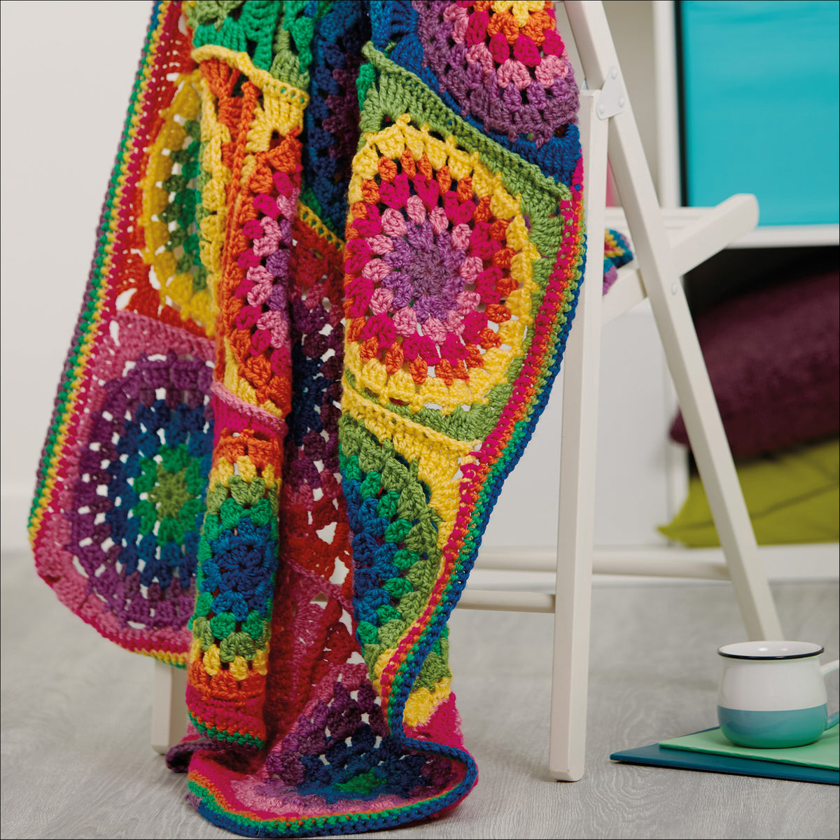 Rainbow Rounds Blanket Digital Pattern — Crochet Society