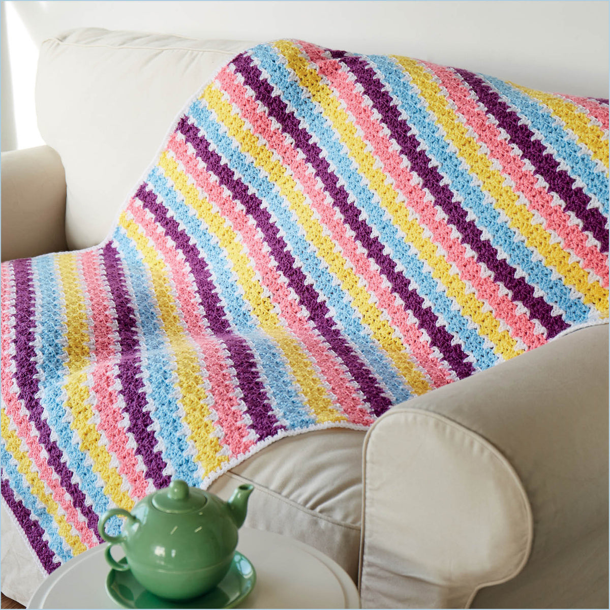 Cheesecake Blanket Digital Pattern — Crochet Society