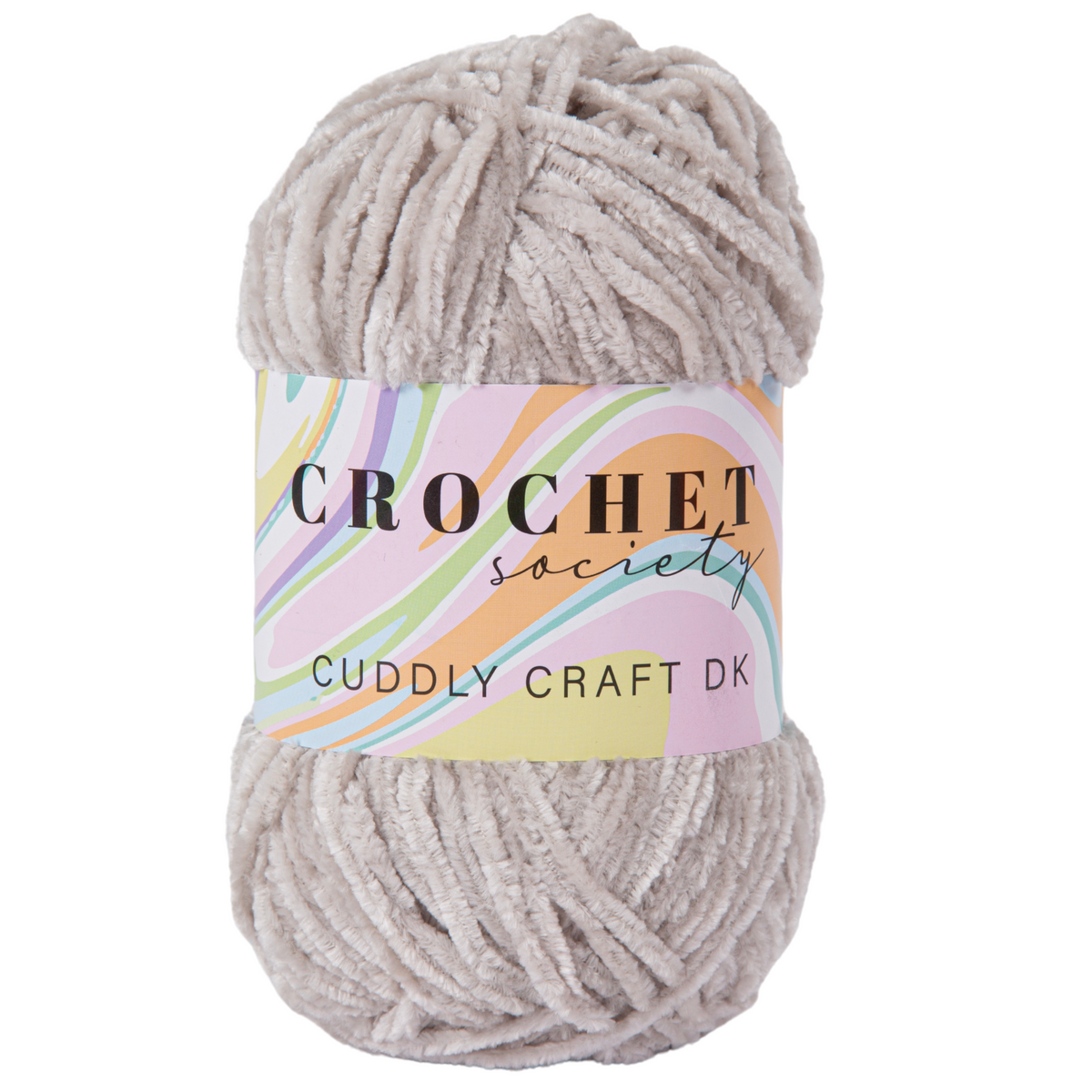 Crochet Society Cuddly Craft DK 100g Grey | Silver Dragée