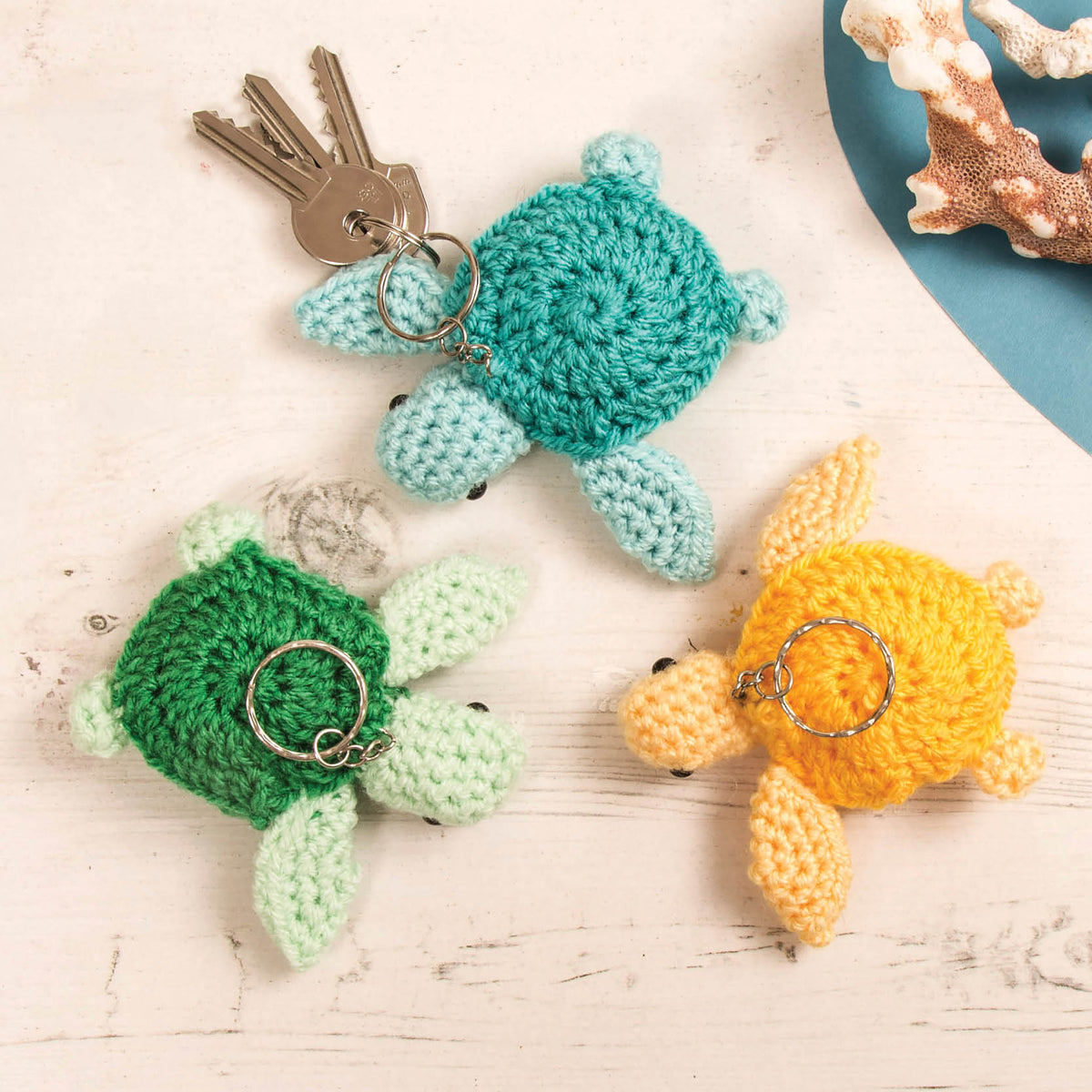Mini Turtle Keyrings Digital Pattern — Crochet Society