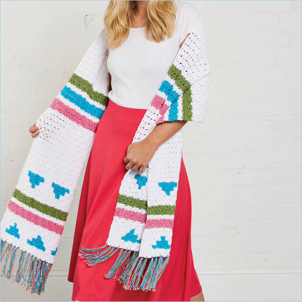 Aztec Stole Digital Pattern — Crochet Society