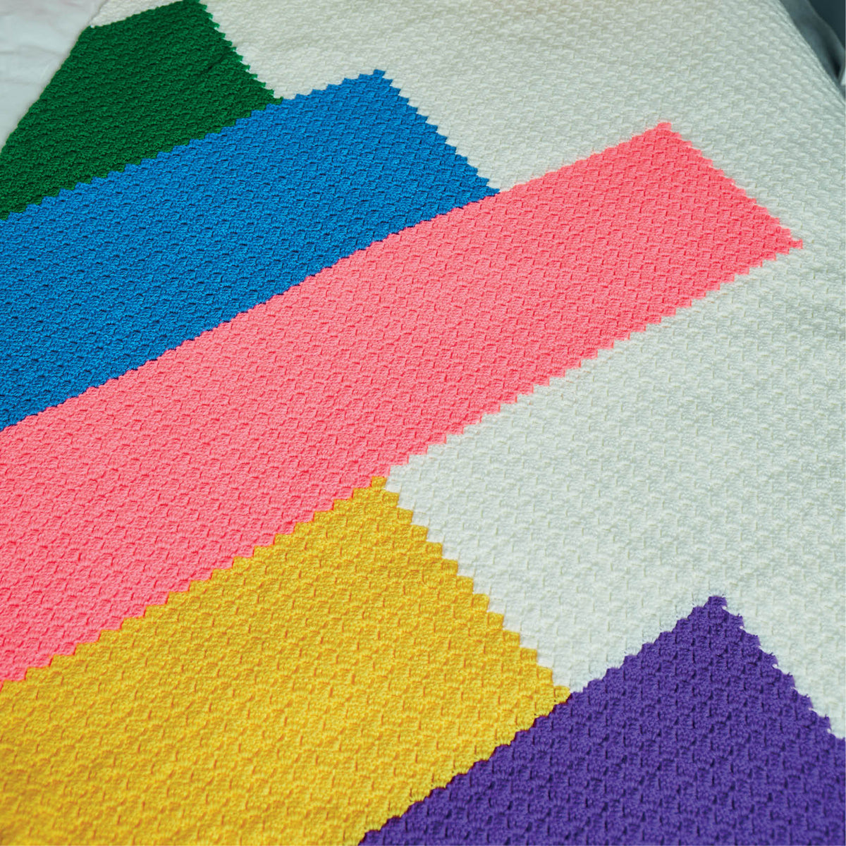 Off The Colour Chart Blanket Digital Pattern — Crochet Society